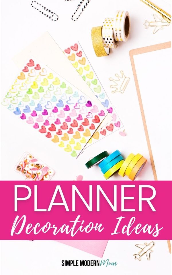 Planner Decoration Ideas
